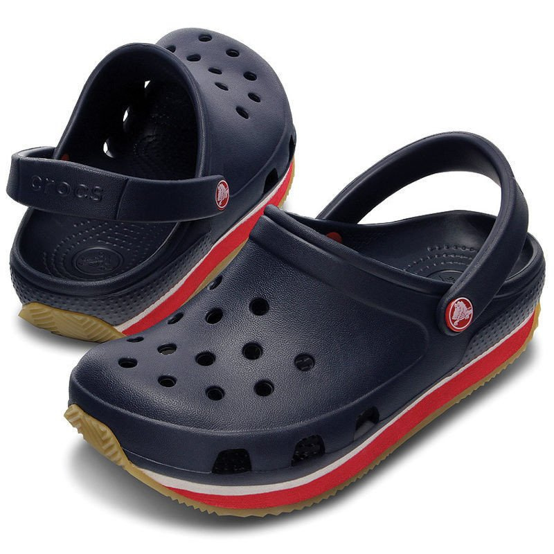 Crocs Retro Navy Red Granatowe klapki | Męskie \ Crocs \ Crocs Retro ...